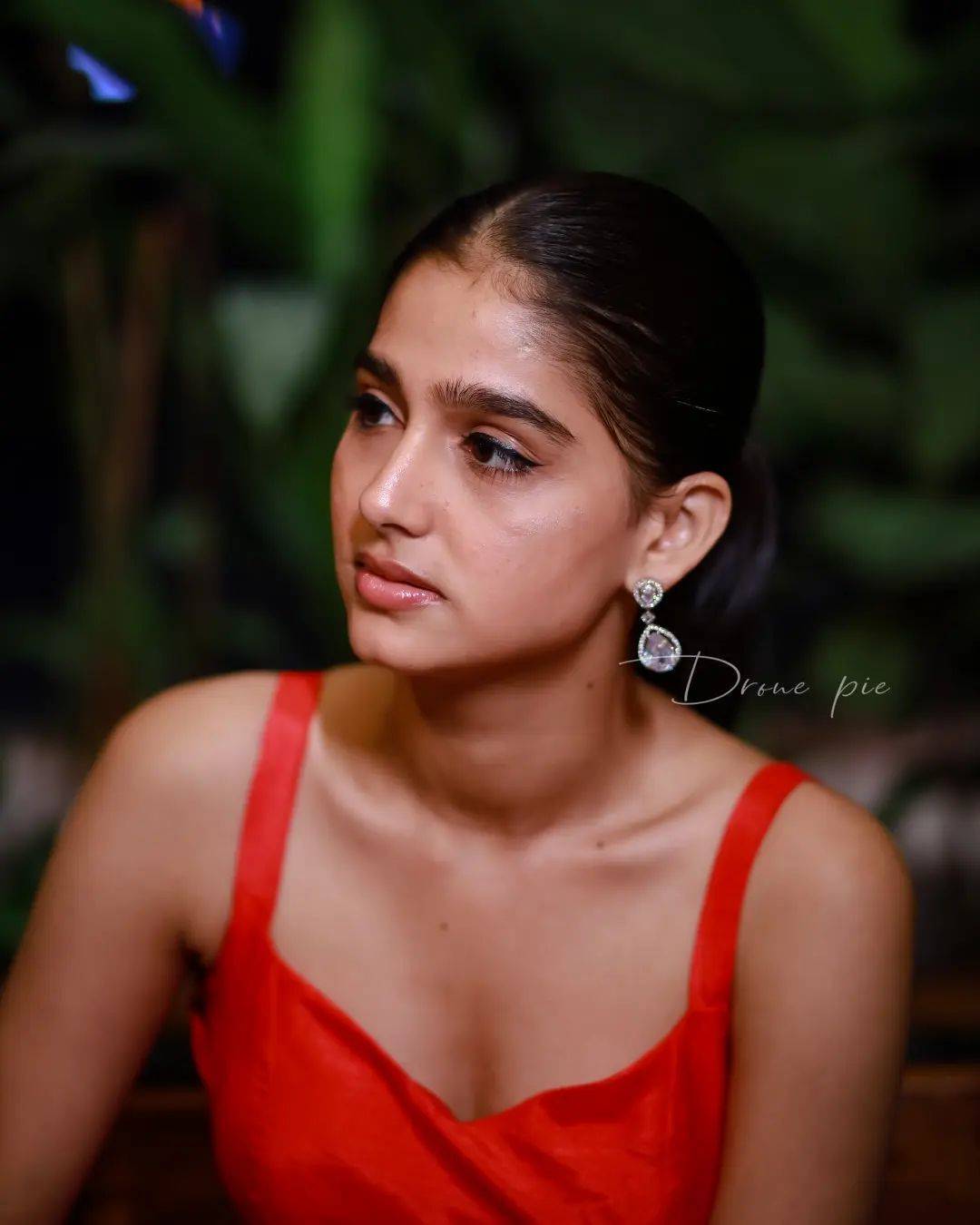 Mollywood Actress Anaswara Rajan Looks Stunning in Red Makeover ...