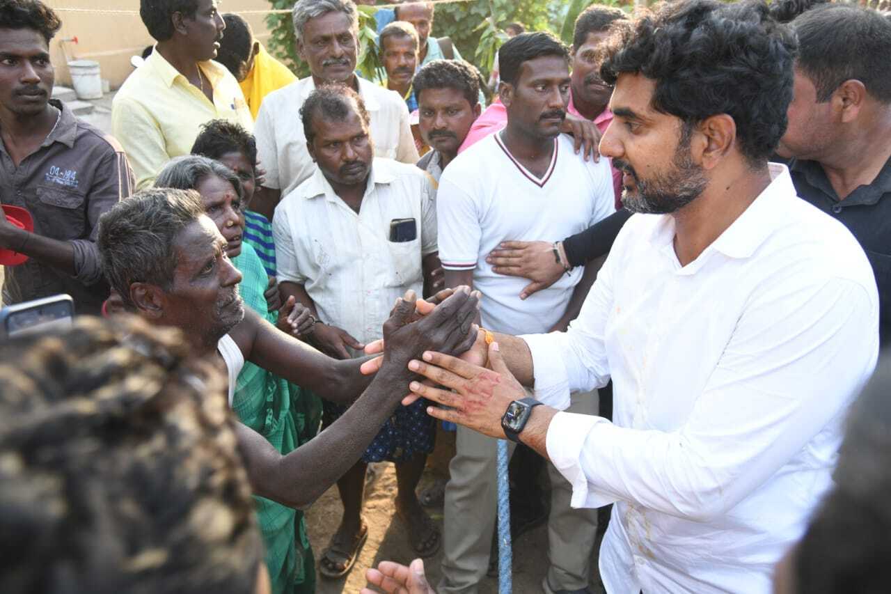 Nara lokesh:అభిమాన తరంగాలే ఆశీర్వాదాలు..! | TDP leader Nara Lokesh padayatra Yuvagalam-Have a ...