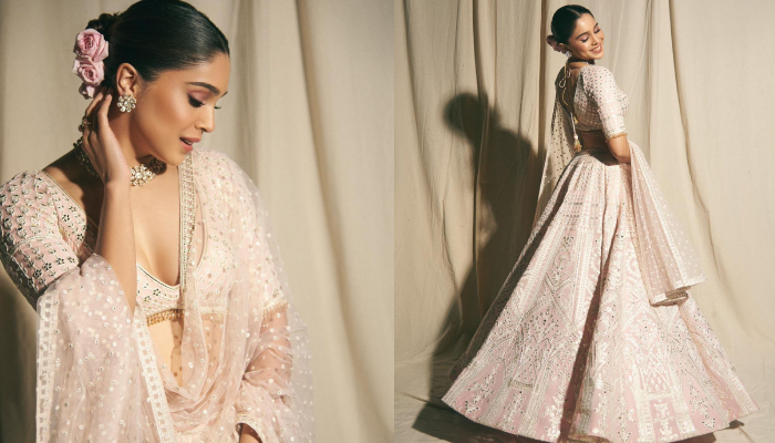 Sharvari Wagh: ऑफ व्हाइट लहंगे में शरवरी वाघ दिखीं अप्सरा सी खूबसूरत ...