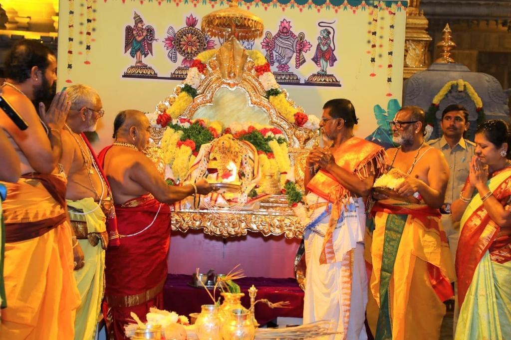 Sri Lakshmi Narasimha Swamy Brahmotsavam Begins In Yadadri ; See Photos ...