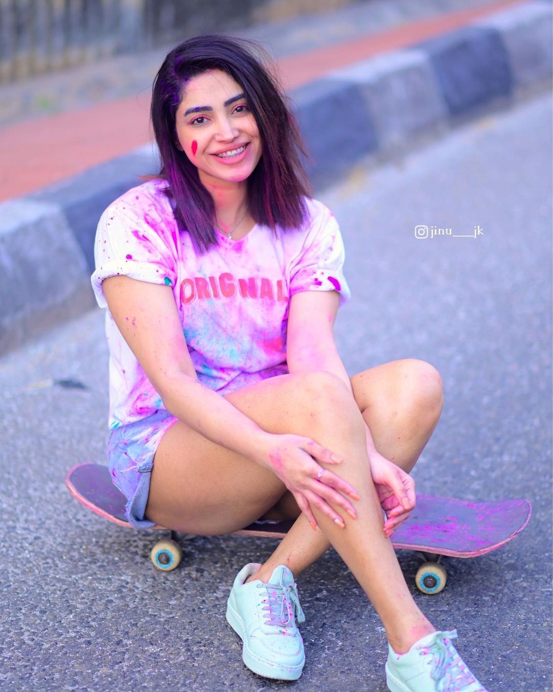Actress Ameya Mathew Celebrates Holi With Colours, Latest Instagram ...