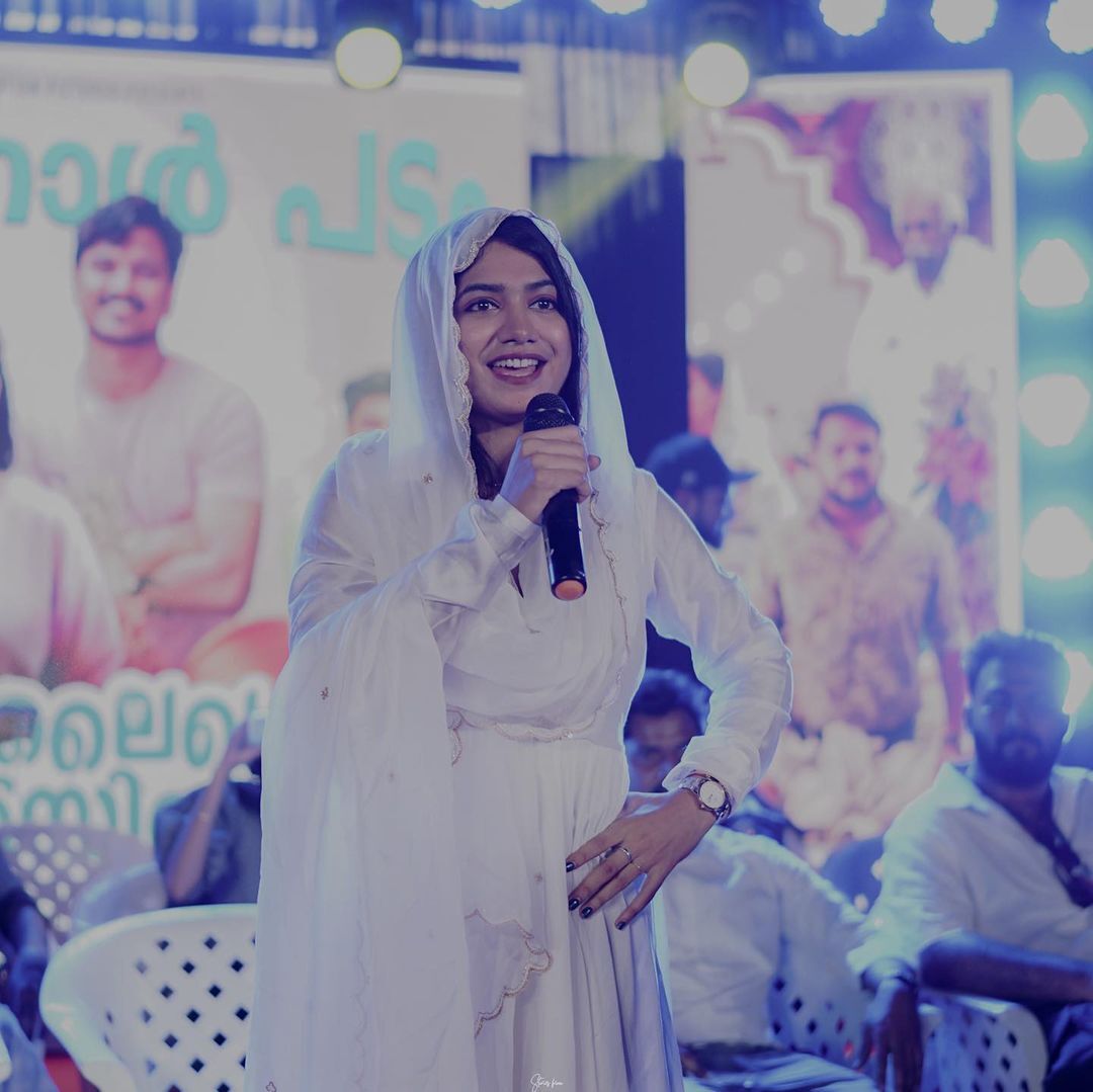 Actress Anarkali Marikar's Angel Look in Upcoming Movie Sulekha Manzil Promotional Event ...