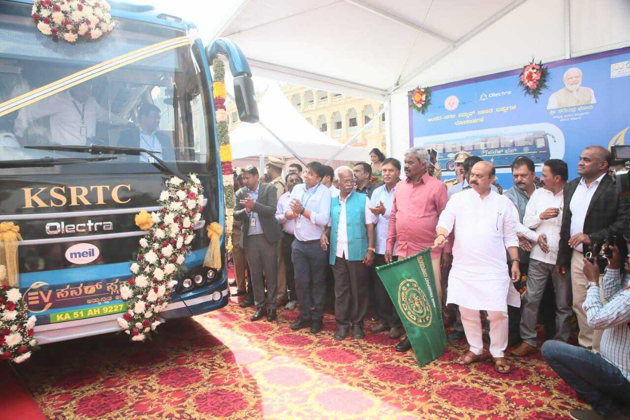KSRTC ಅಂತರ್ ನಗರ ಎಸಿ ಎಲೆಕ್ಟ್ರಿಕ್ ಇವಿ ಪವರ್ ಪ್ಲಸ್ ಬಸ್‌ಗಳ ಲೋಕಾರ್ಪಣೆ | KSRTC ...