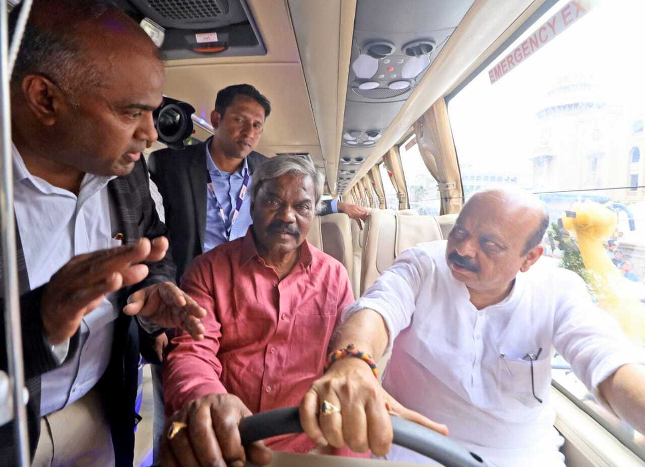 KSRTC ಅಂತರ್ ನಗರ ಎಸಿ ಎಲೆಕ್ಟ್ರಿಕ್ ಇವಿ ಪವರ್ ಪ್ಲಸ್ ಬಸ್‌ಗಳ ಲೋಕಾರ್ಪಣೆ | KSRTC ...