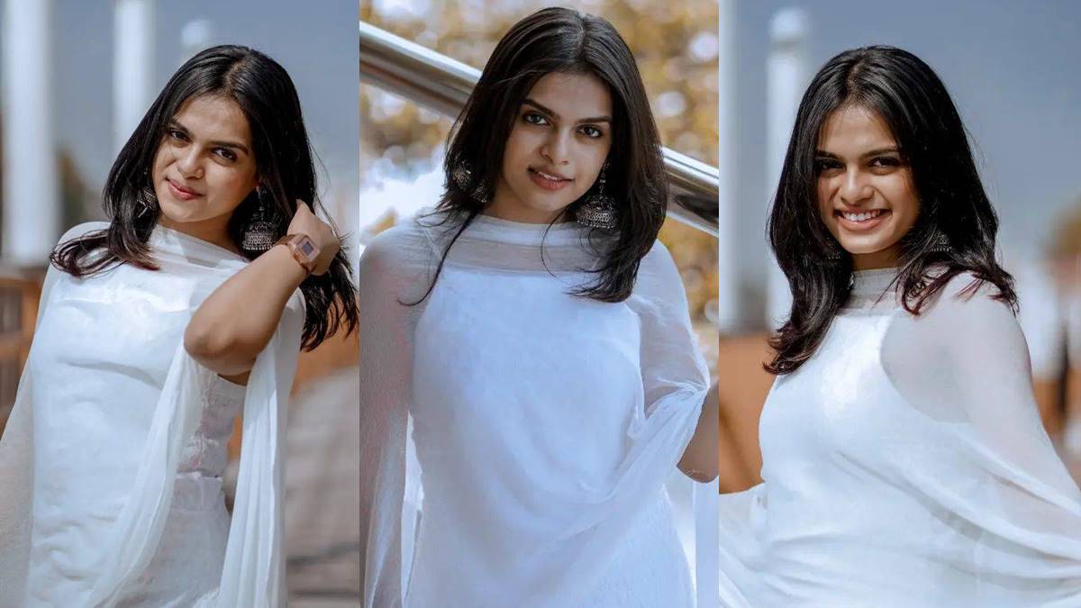 Mollywood Actress Gopika Ramesh Looks Like Angel in White Outfit, Goes ...