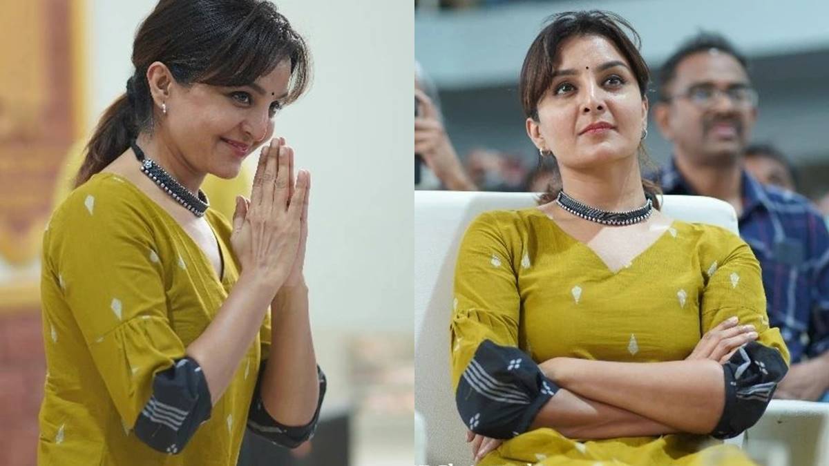 Mollywood Actress Manju Warrier's Stunning Entry in MVD Road Awareness ...