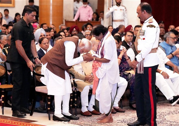 Padma Shri During The Padma Awards 2023 Ceremony At Rashtrapati Bhawan ...