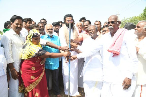 ಸಿರುಗುಪ್ಪ ಕುಡಿಯುವ ನೀರಿನ ಕೆರೆ ನಿರ್ಮಾಣ ಕಾಮಗಾರಿ ಭೂಮಿ ಪೂಜೆ | Siruguppa ...