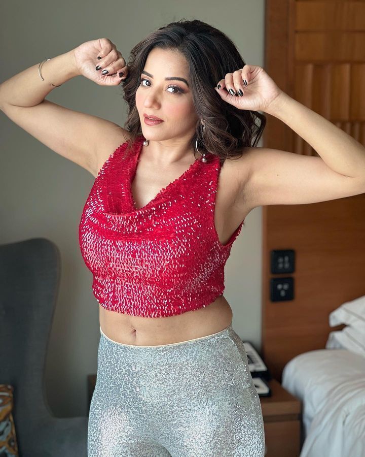 PHOTOS : ட்ரான்ஸ்பரன்ட் சேலையில்.. ரசிகர்களை ஈர்க்கும் அழகில் அஸ்லி மோனலிசா.. | transparent ...