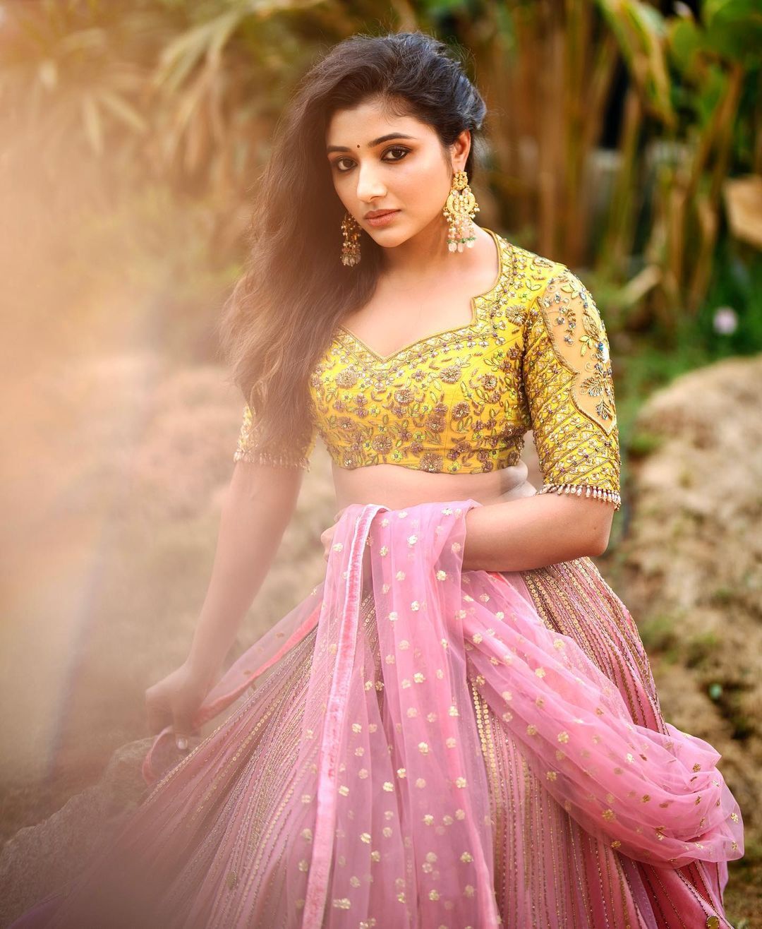 | Actress Mirna Menon Looks Gorgeous in Upcoming Film Ugram Pre-Release ...