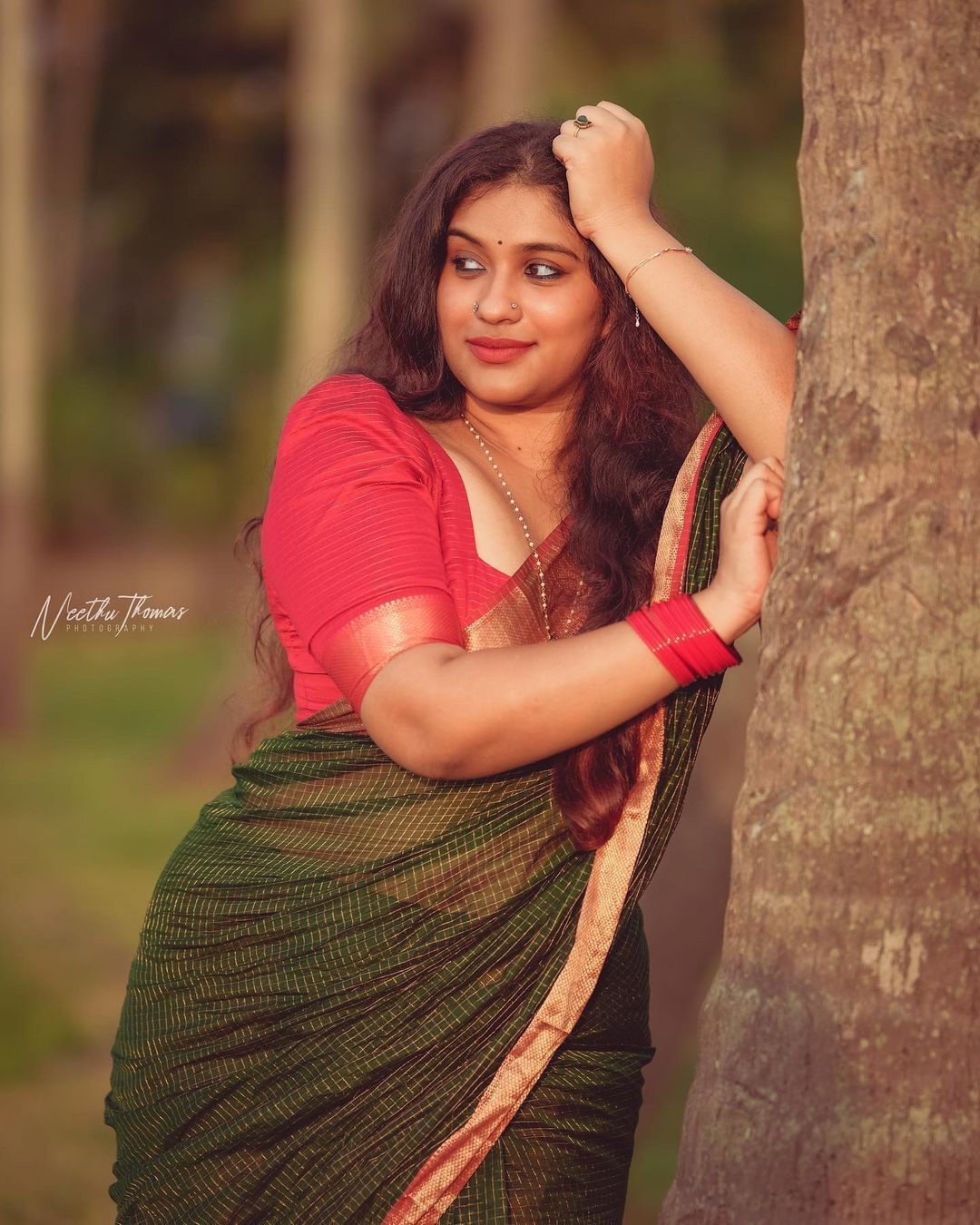 Appan Movie Fame Radhika Radhakrishnan Stunning Saree Makeover Made Wow Among Fans | Radhika ...