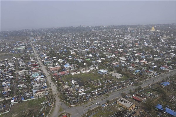 Cyclone Mocha : Damage Done By The Cyclone Landfall Photos: HD Images ...