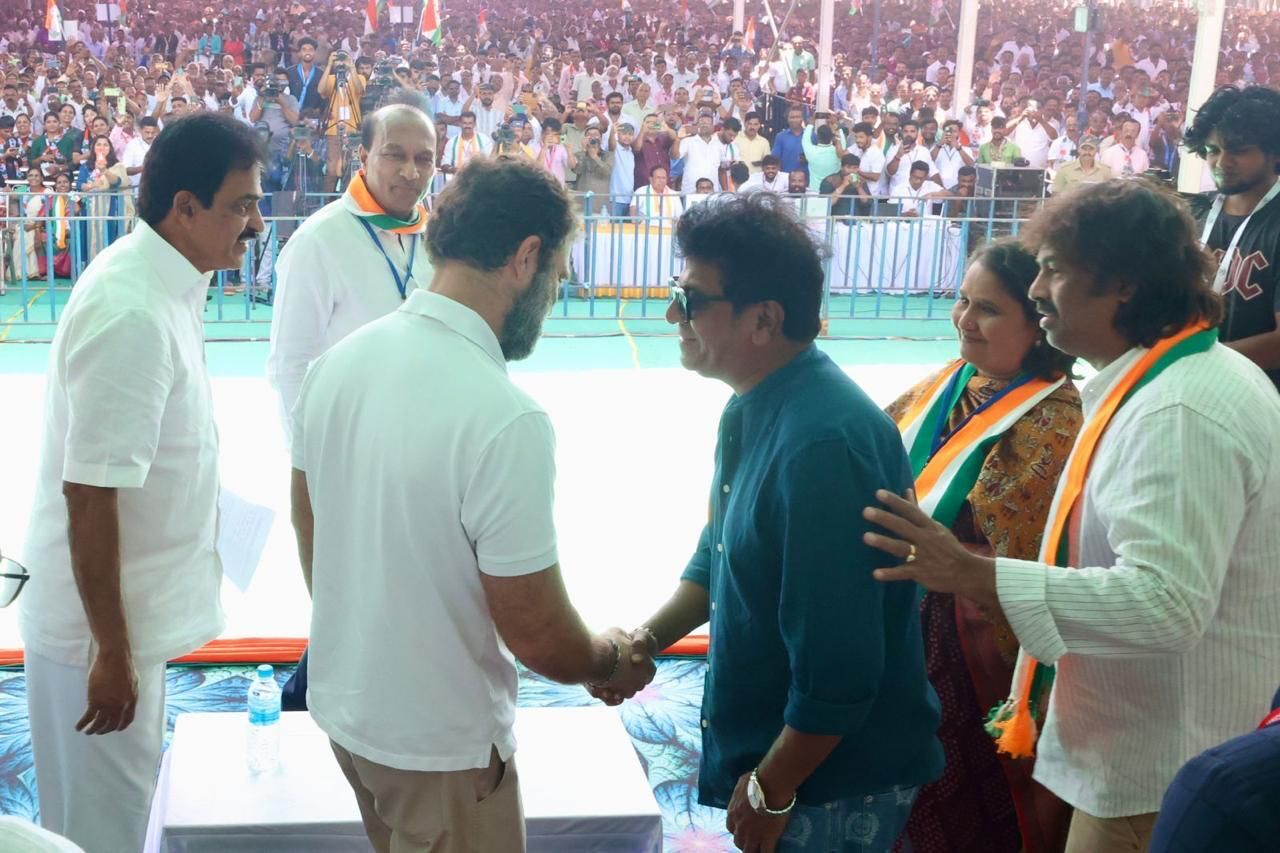ಶಿವರಾಜ್‌ ಕುಮಾರ್‌ ತಬ್ಬಿಕೊಂಡು ಆತ್ಮೀಯತೆ ಮೆರೆದ ರಾಹುಲ್‌ ಗಾಂಧಿ | Rahul Gandhi ...