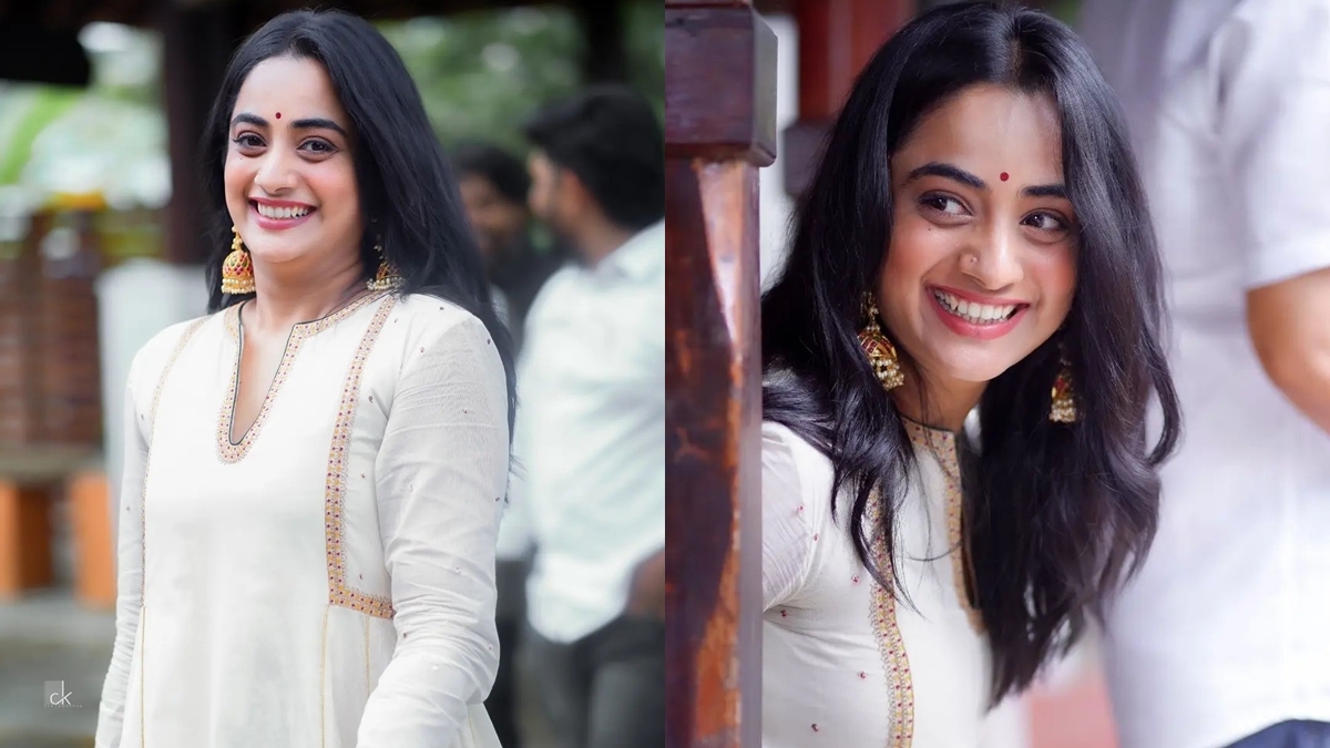 Actress Namitha Pramod's Stylish Look in Boban Samuel-Soubin Shahir ...