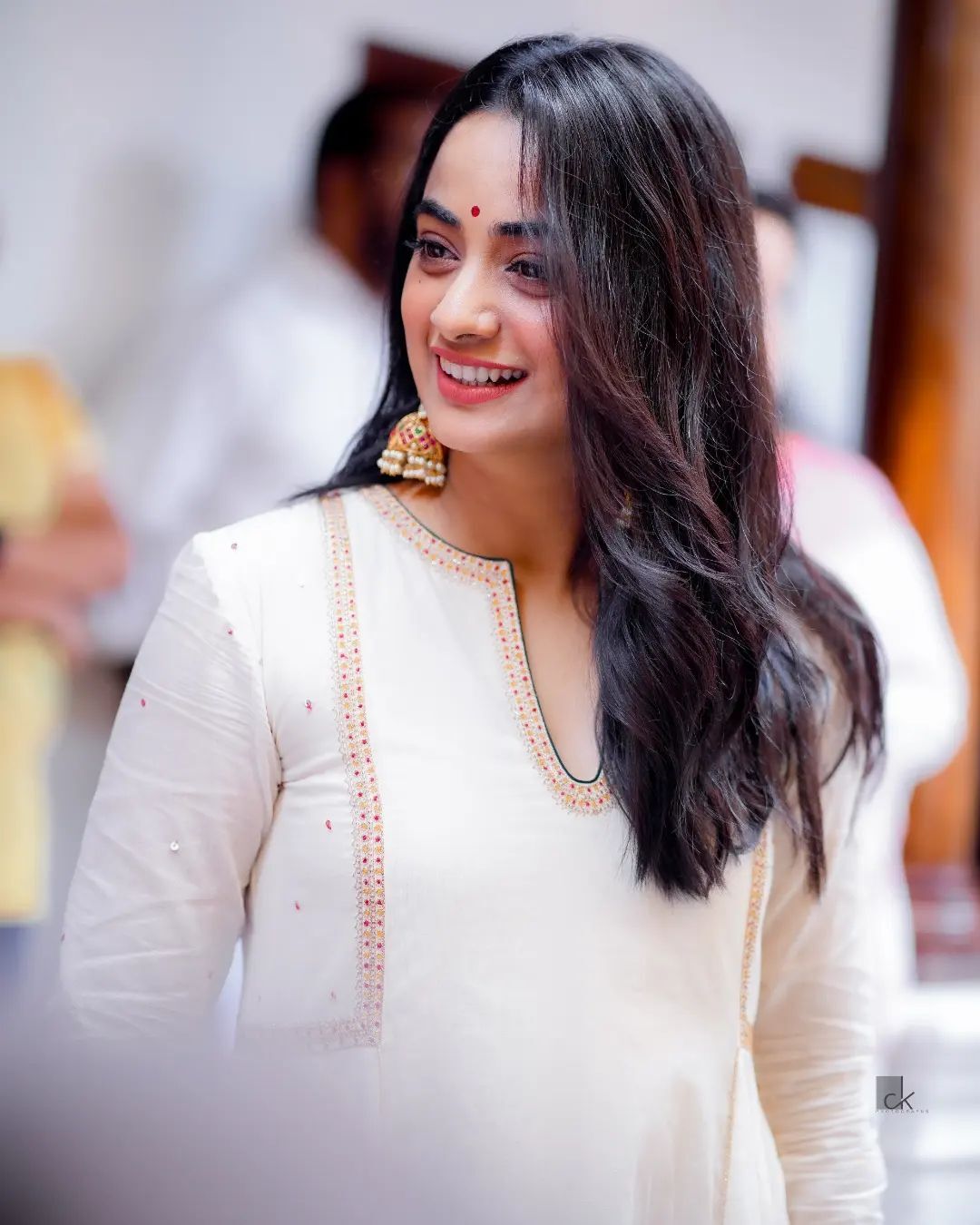 Actress Namitha Pramod's Stylish Look in Boban Samuel-Soubin Shahir ...