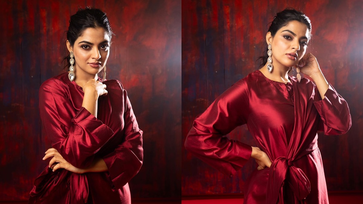Actress Nikhila Vimal's Latest Photoshoot in Red Outfit Goes Viral on ...