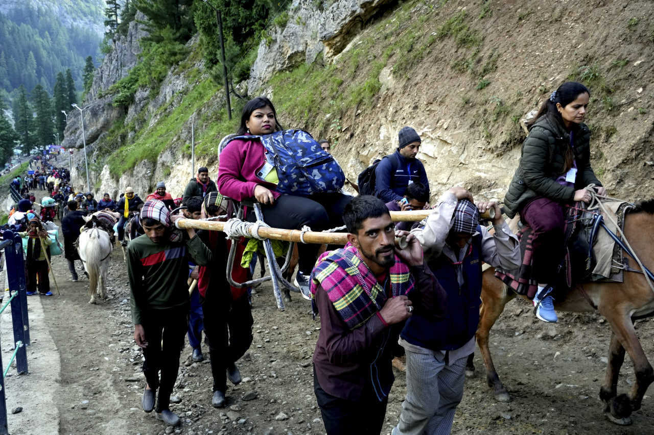 Amarnath Yatra 2023: जय बाबा बर्फानी...अमरनाथ यात्रा का पहला दिन ...