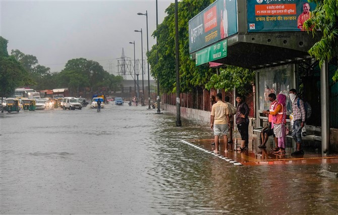 Monsoon Deluge In New Delhi: City Drenched In Heavy Rainfall; See ...