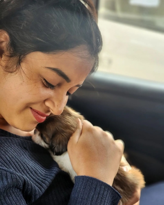 PHOTOS: நாய் குட்டி ஒன்றை புதிதாக வாங்கிய சுந்தரி சீரியல் நடிகை ...