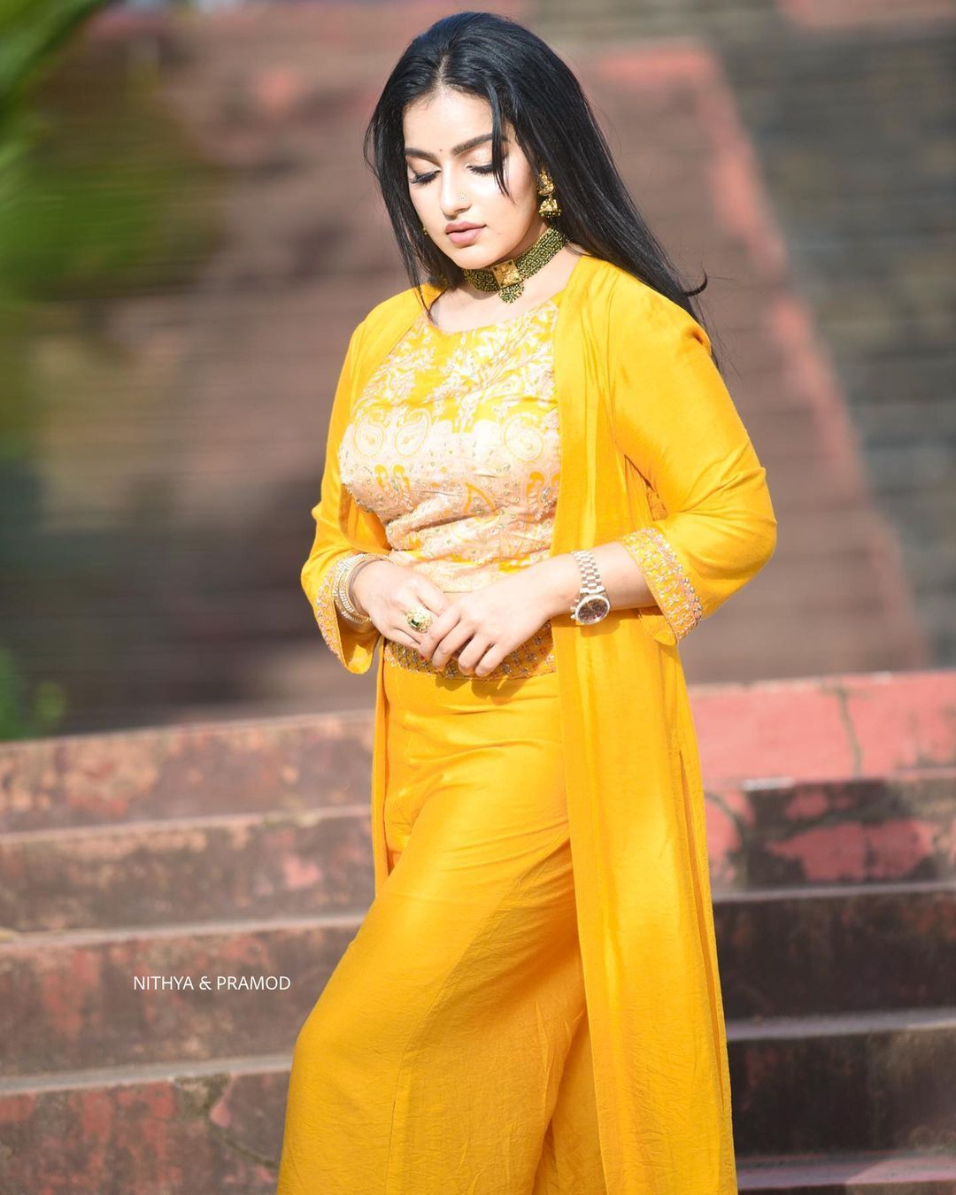Actress-Model Malavika Menon's Gorgeous Look in Yellow Outfit Made Wow Among Fans | Malavika ...
