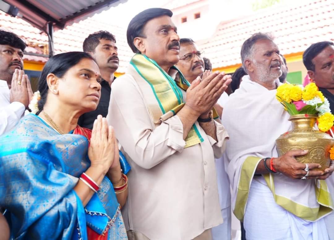 G.Janardhana Reddy: ಗಂಗಾವತಿಯ ಶಬರಿನಾಥ ಅಯ್ಯಪ್ಪ ಸ್ವಾಮಿ ದೇವಸ್ಥಾನಕ್ಕೆ ...