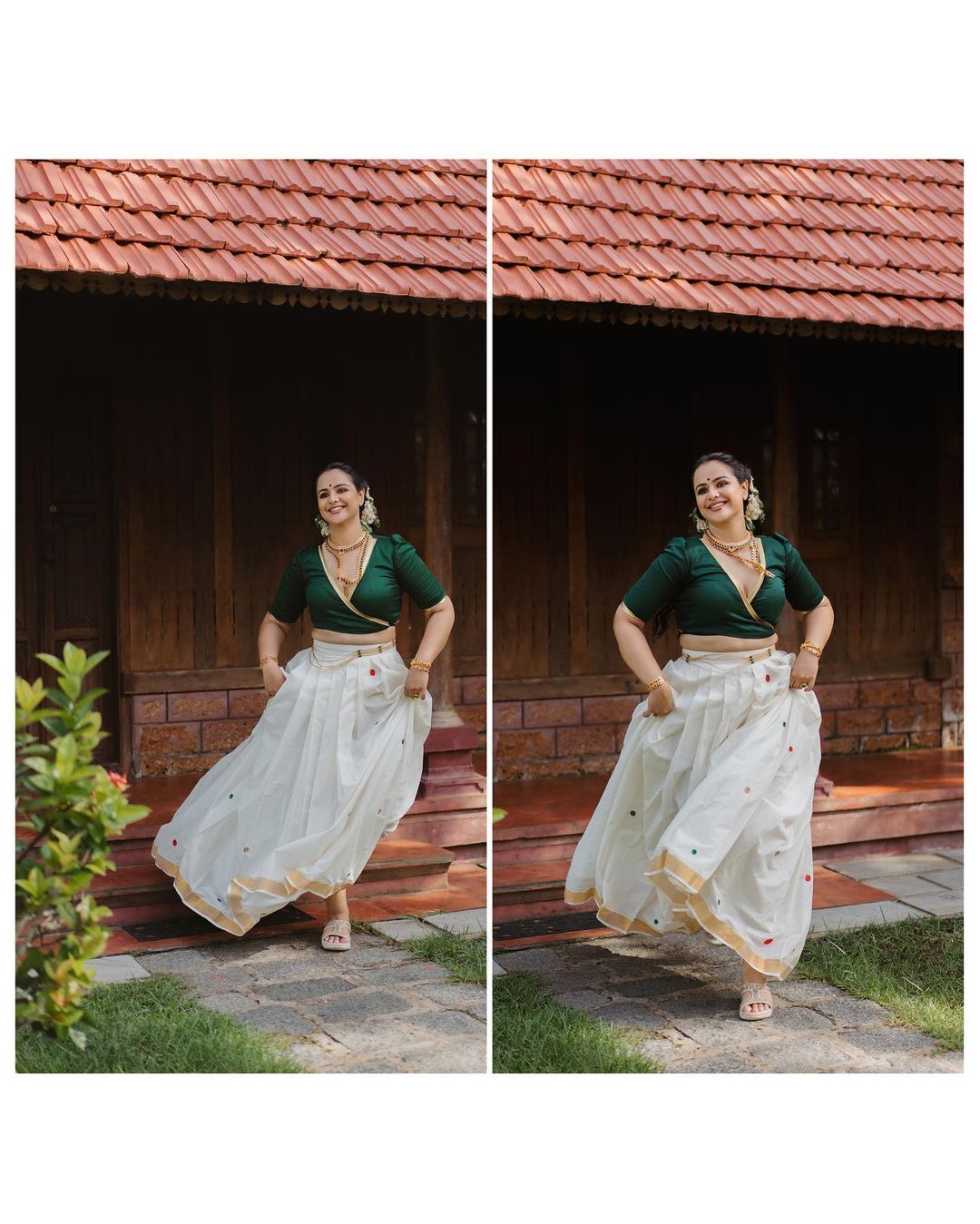 Mamangam Fame Prachi Tehlan's Gorgeous Onam Special Photoshoot in Kerala Traditional Attire Goes ...