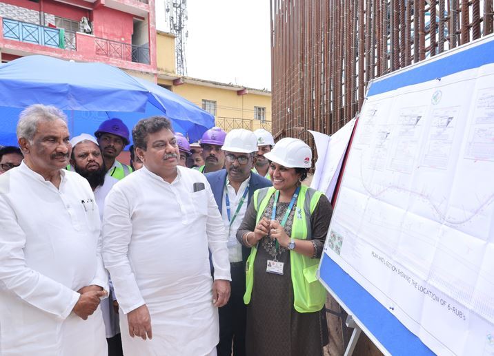 ಬೆಂಗಳೂರು ಉಪನಗರ ರೈಲು ಯೋಜನೆ ಕಾಮಗಾರಿ: ಫೋಟೋಗಳು | MB Patil Inspect Bengaluru ...