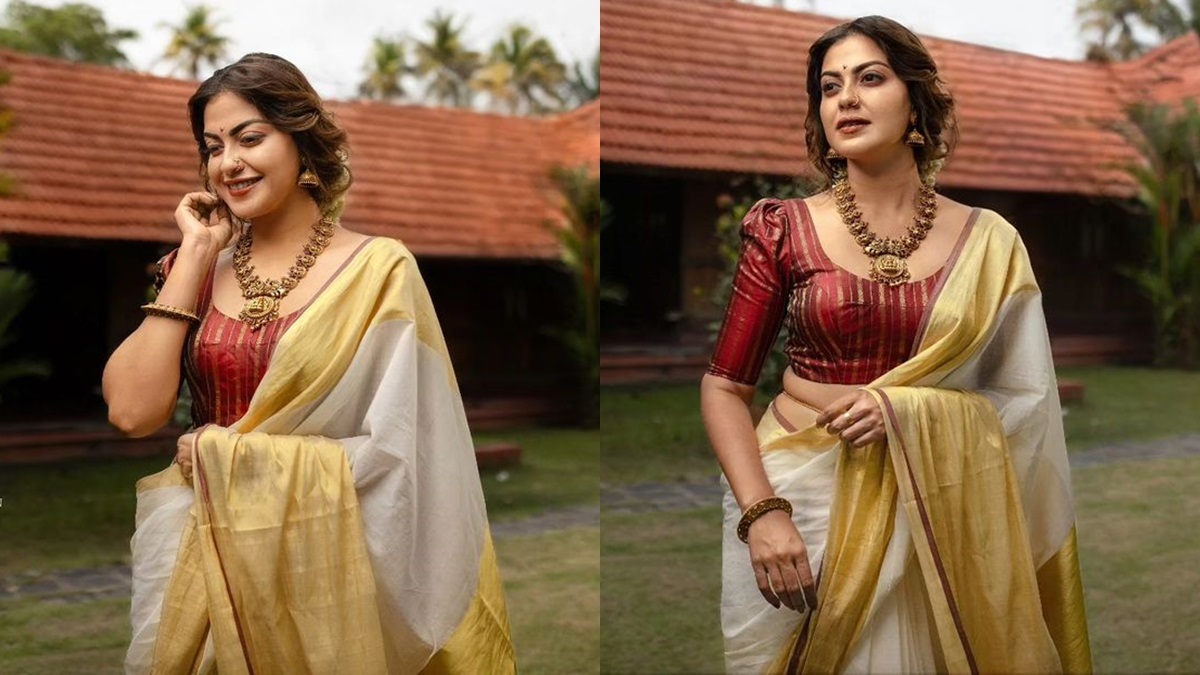 Mollywood Actress Anusree Stunning Photoshoot in Onam Special Attire Goes Viral | Anusree: ഓണം ...