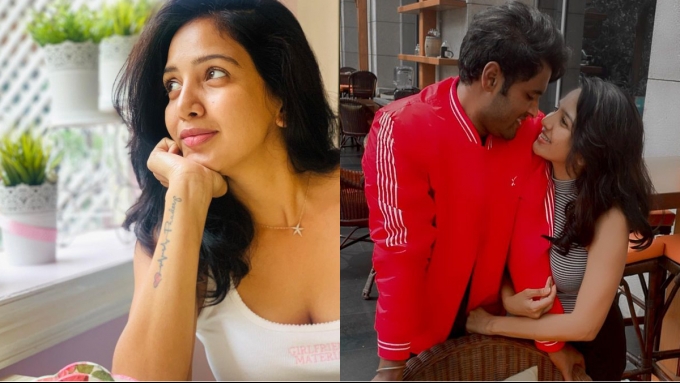 PHOTOS: காதலனுடன் ஓவர் ரொமான்ஸ் பண்ணும் 'துணிவு' பட நடிகை.. இணையத்தை ...