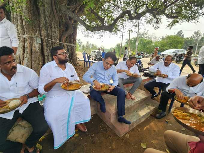ಮಂಡ್ಯದಲ್ಲಿ ಮುದ್ದೆ ಊಟ ಸವಿದ ಡಾ. ಅಶ್ವತ್ಥ ನಾರಾಯಣ | BJP Leader Dr CN Ashwath ...