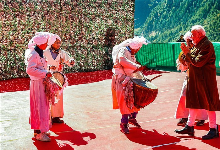 In Pics: PM Modi Visits Gunji Village In Pithoragarh, Uttarakhand Photos: HD Images, Pictures ...