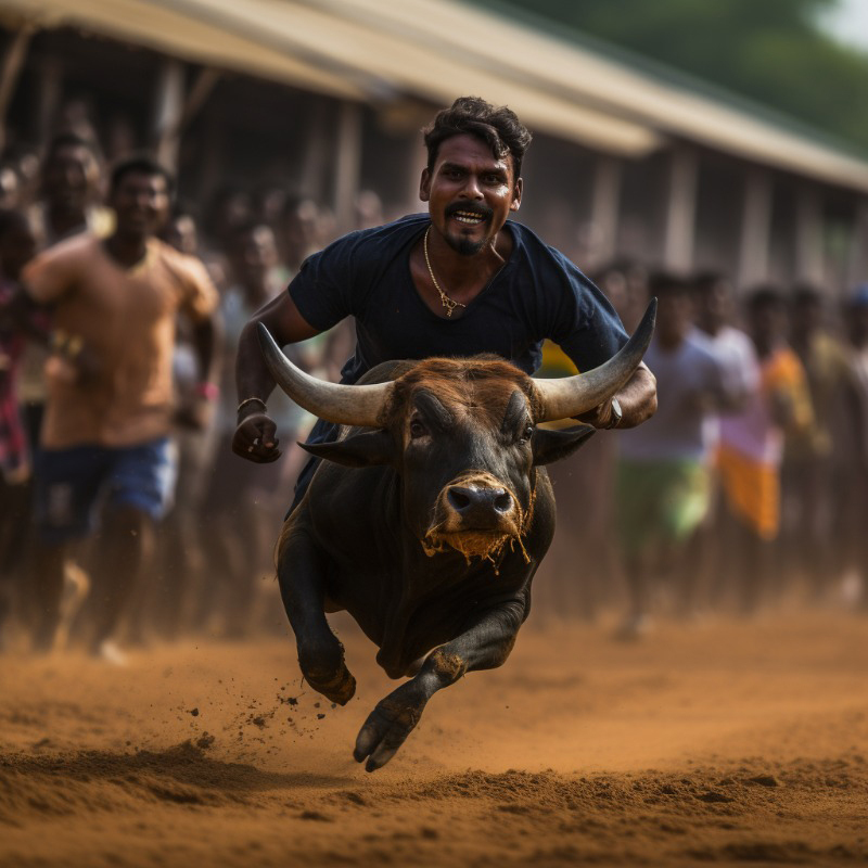 AI Photos Reveal The Majesty Of Tamil Nadu's Jallikattu Bull Festival ...