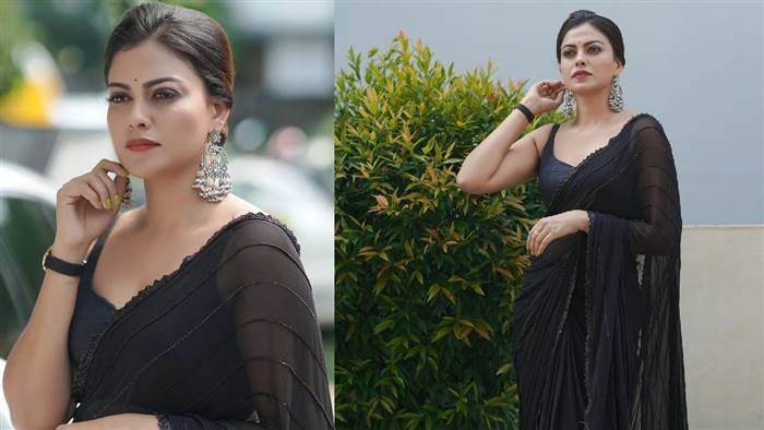 Actress Anusree's New Photoshoot In Black Goes Viral On Social Media, Check Out The Pics ...