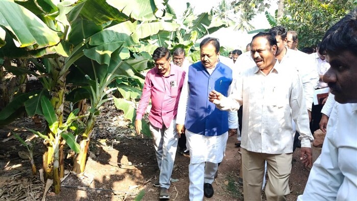 ಜಮಖಂಡಿಯ ಪ್ರಗತಿ ಪರ ರೈತ ಮಹಾದೇವ ತೋಟಕ್ಕೆ ಕೃಷಿ ಸಚಿವರ ಭೇಟಿ | N ...