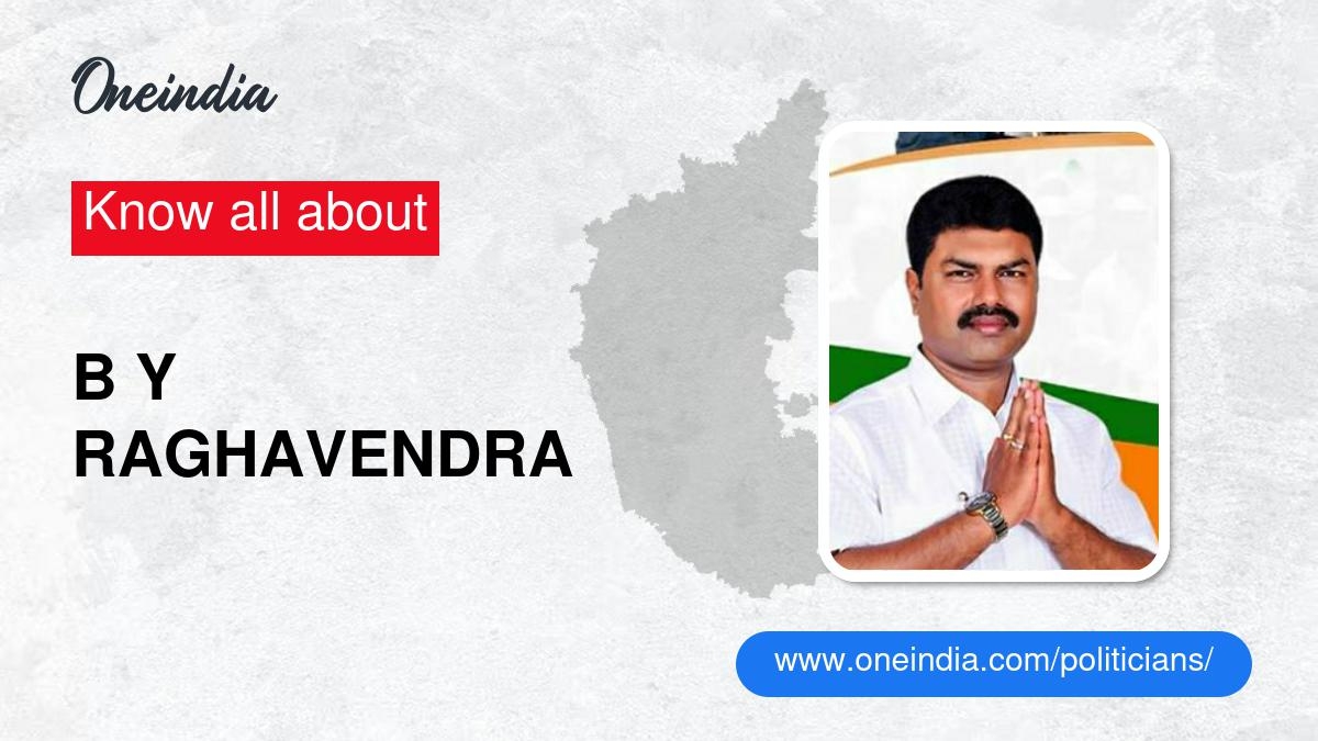 B Y Raghavendra: Age, Biography, Education, Wife, Caste, Net Worth ...