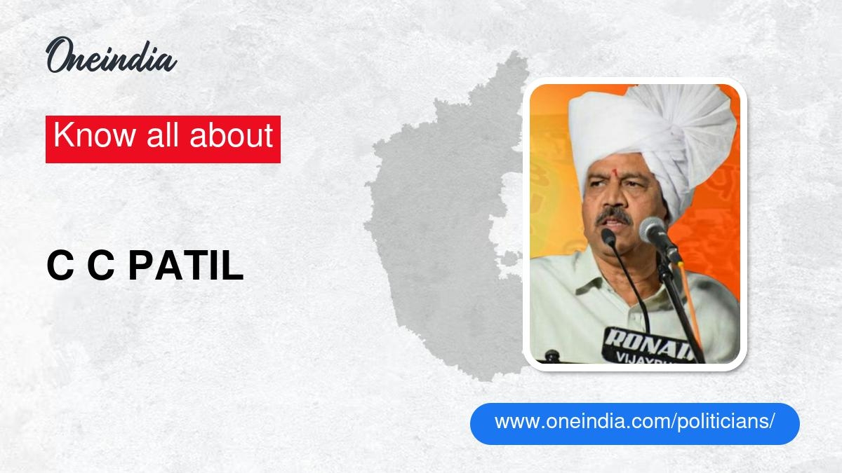 C C Patil: Age, Biography, Education, Wife, Caste, Net Worth & More ...