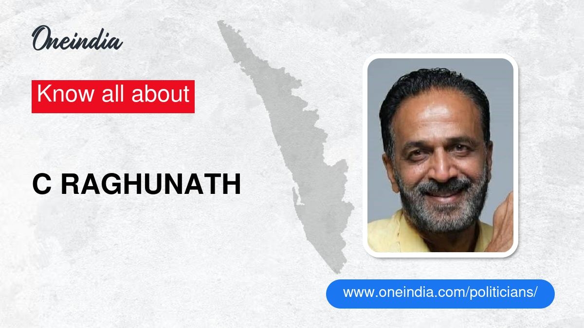 C Raghunath: Age, Biography, Education, Wife, Caste, Net Worth & More ...