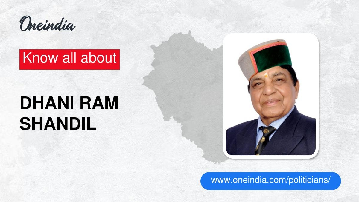 Dhani Ram Shandil: Age, Biography, Education, Wife, Caste, Net Worth ...