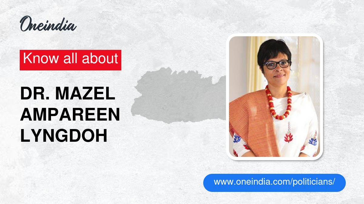 Dr. Mazel Ampareen Lyngdoh: Age, Biography, Education, Husband, Caste ...