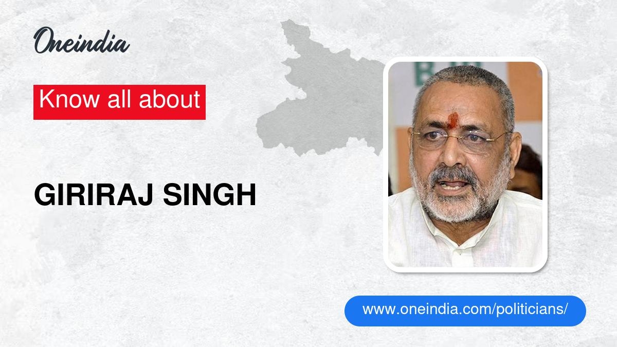 Giriraj Singh: Age, Biography, Education, Wife, Caste, Net Worth & More ...