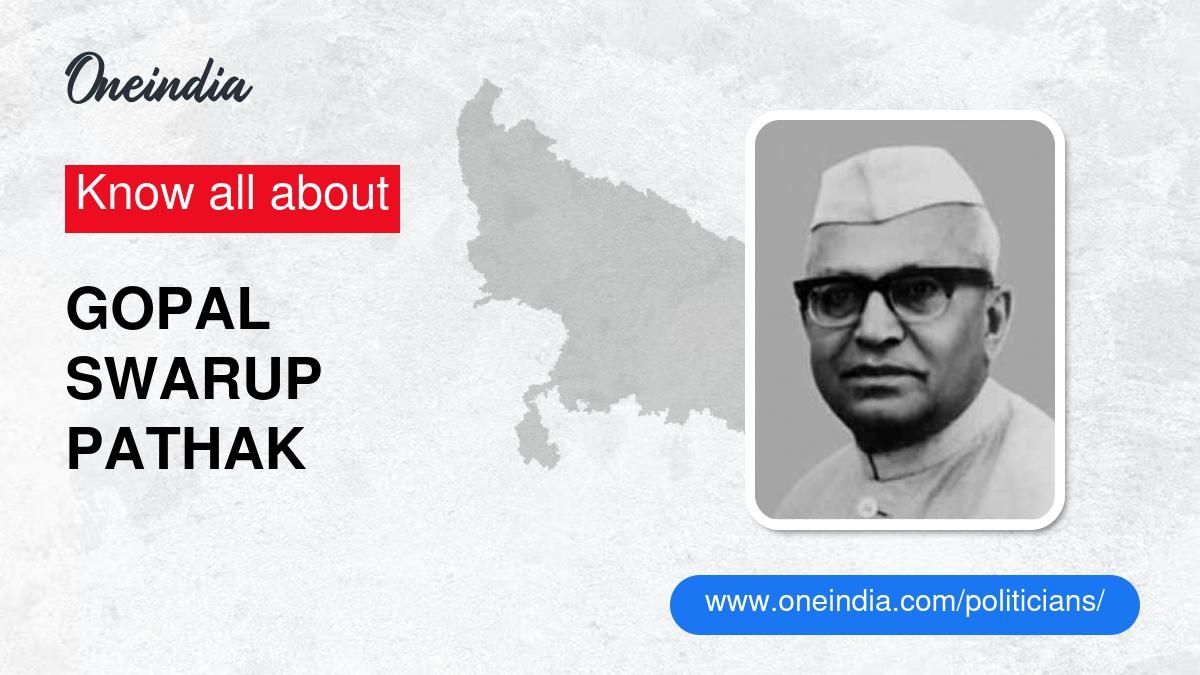 Gopal Swarup Pathak: Age, Biography, Education, Wife, Caste, Net Worth ...