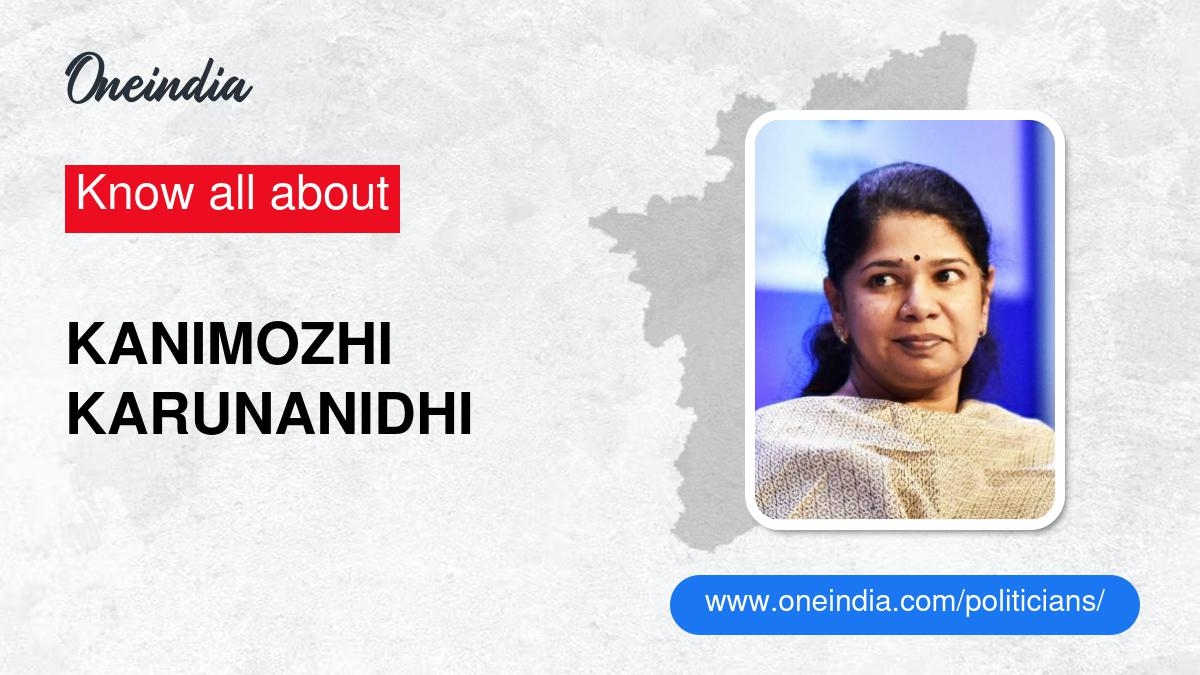 Kanimozhi Karunanidhi: Age, Biography, Education, Husband, Caste, Net ...
