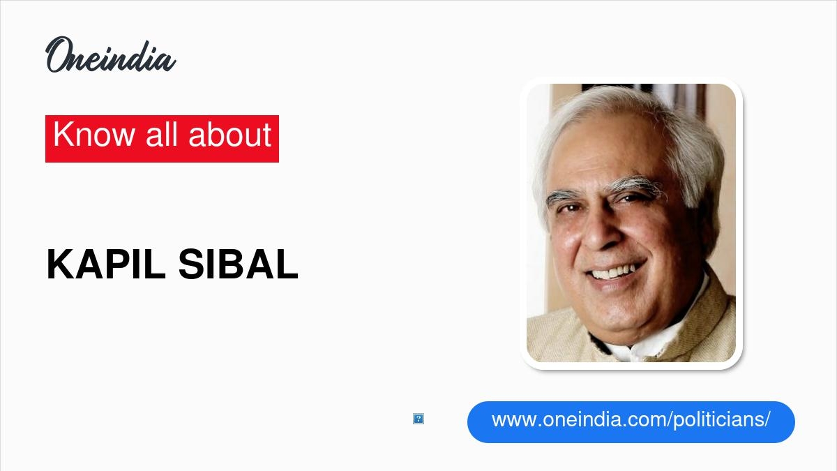 Kapil Sibal: Age, Biography, Education, Wife, Caste, Net Worth & More ...