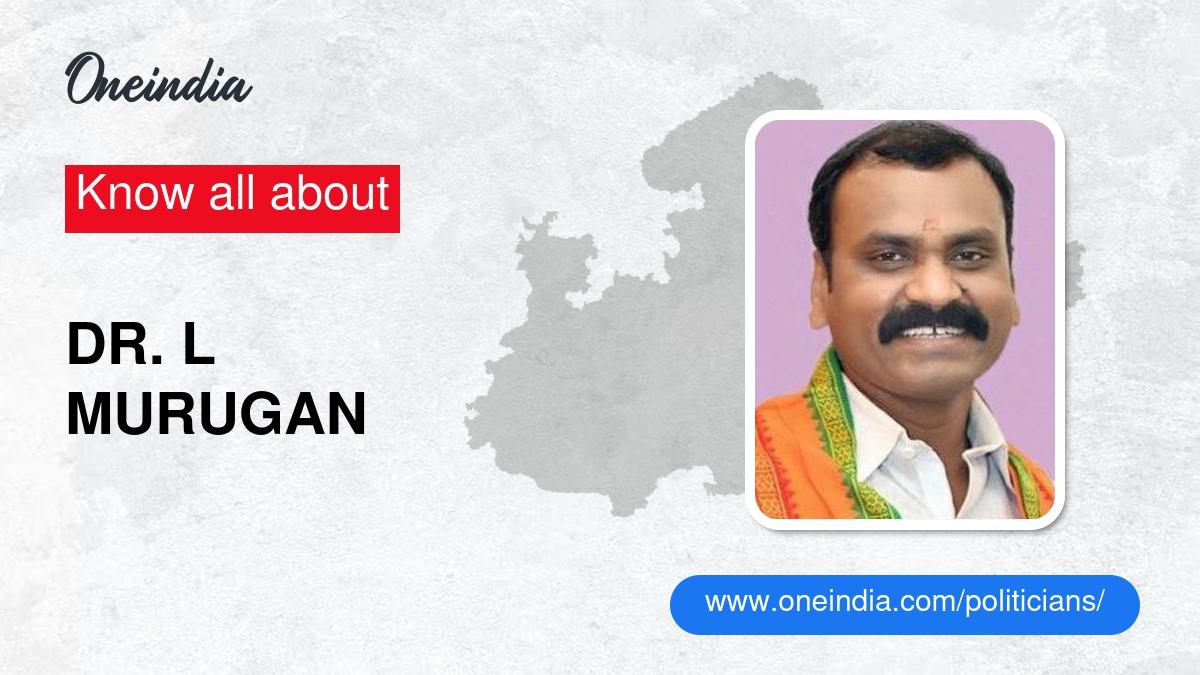 Dr. L Murugan: Age, Biography, Education, Wife, Caste, Net Worth & More ...