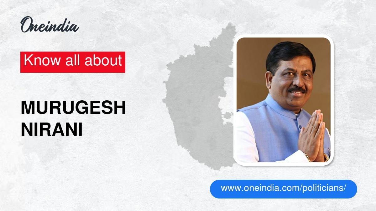 Murugesh Nirani: Age, Biography, Education, Wife, Caste, Net Worth ...