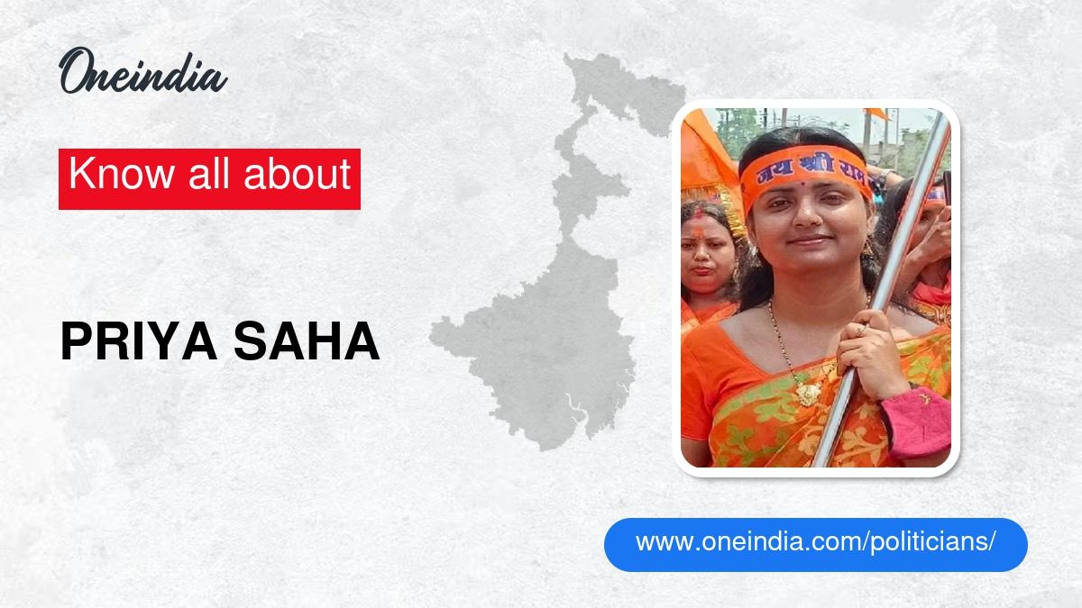 Priya Saha: Age, Biography, Education, Husband, Caste, Net Worth & More ...