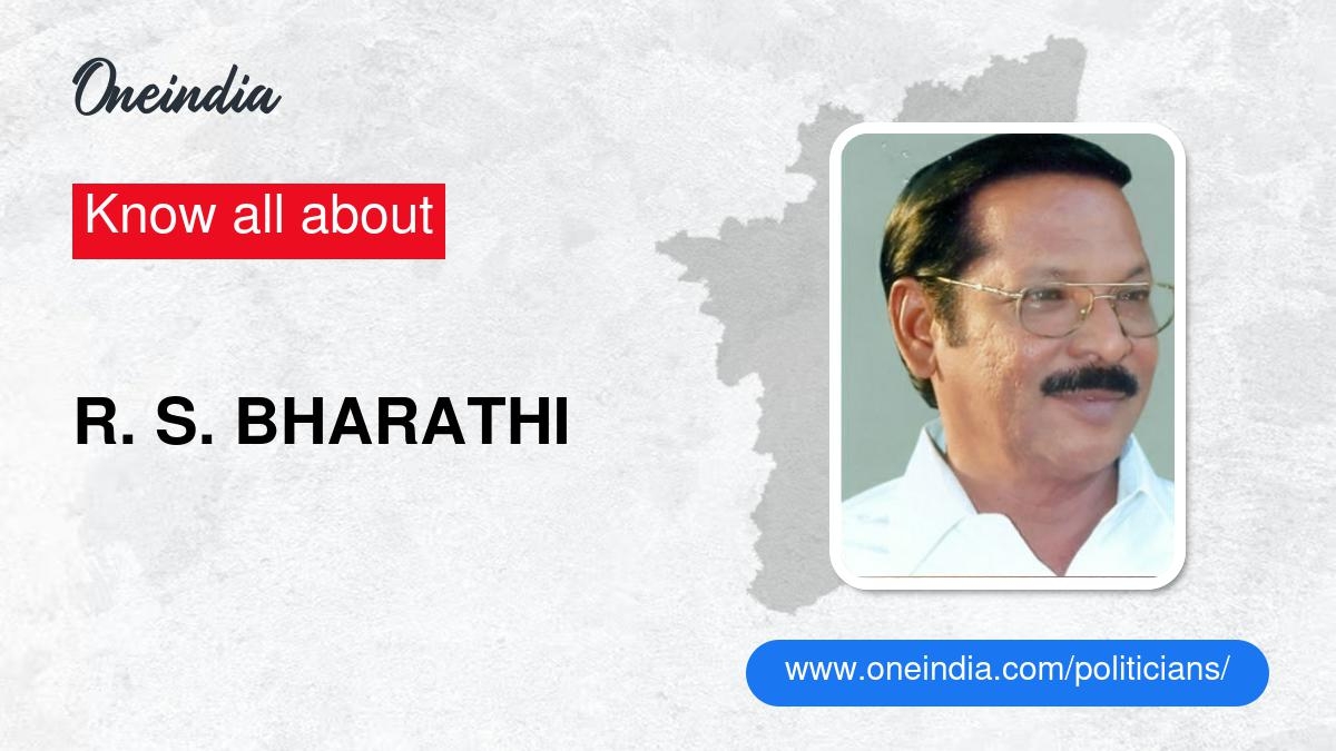 R. S. Bharathi: Age, Biography, Education, Wife, Caste, Net Worth ...
