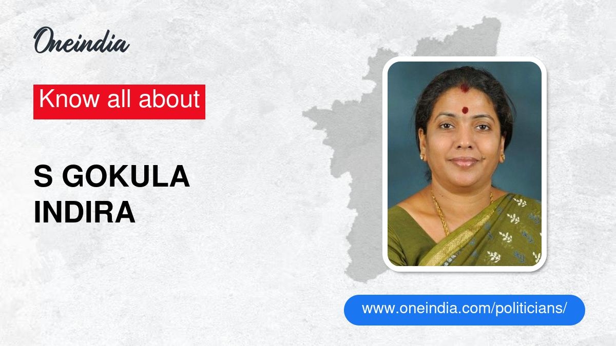 S Gokula Indira: Age, Biography, Education, Husband, Caste, Net Worth ...