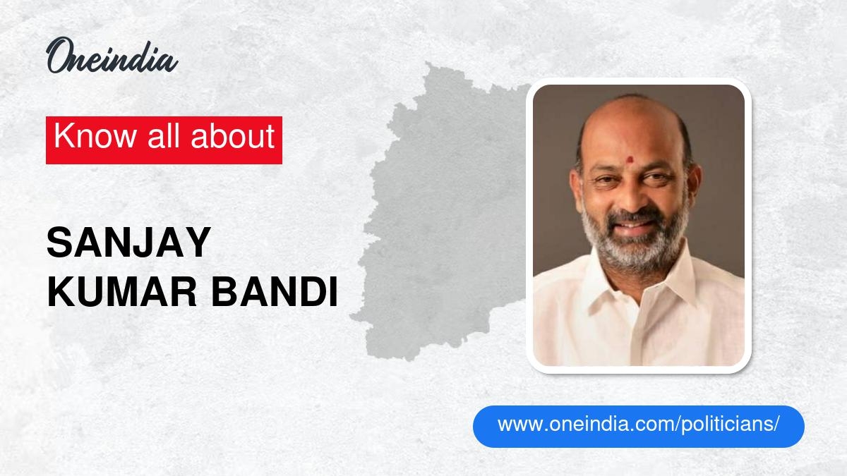 Sanjay Kumar Bandi: Age, Biography, Education, Wife, Caste, Net Worth ...