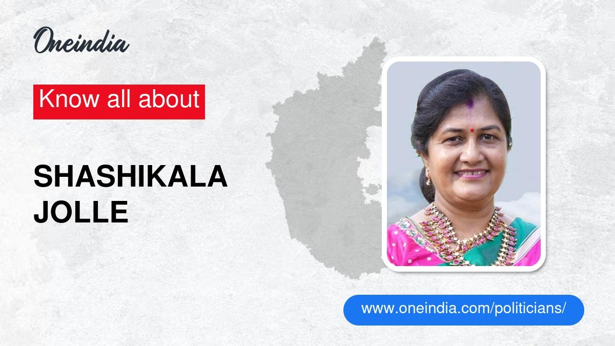 Shashikala Jolle: Age, Biography, Education, Husband, Caste, Net Worth ...